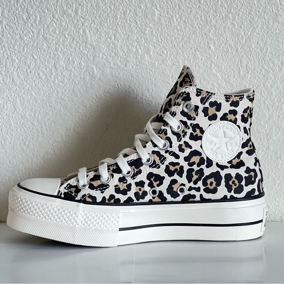 Converse | Shoes | Converse Chuck Taylor Lift Hi Top Platform Cheetah ...